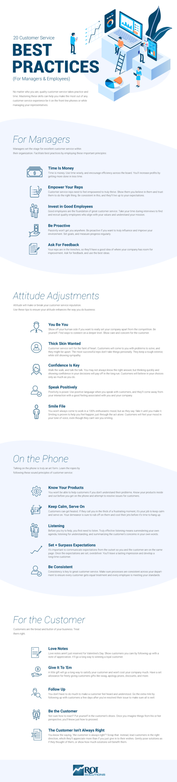 Customer Service Best Practices [Infographic] | ROI CX Solutions